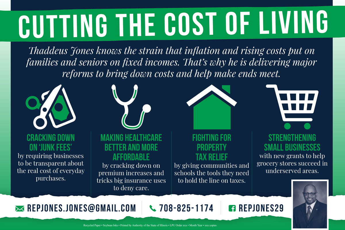 Standing Up For Working Families And Seniors - Rep Thaddeus Jones