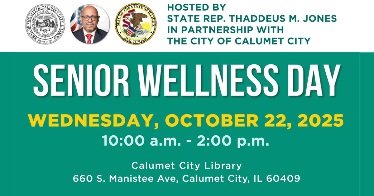 Senior Wellness Day - October 22nd - Rep Thaddeus Jones